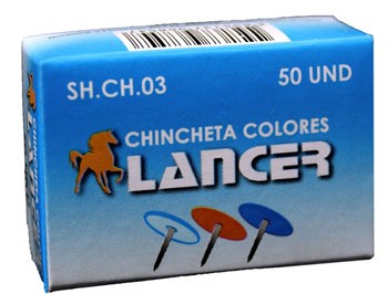 Tachuelas de Colores Lancer – PAPER SHOP ECUADOR